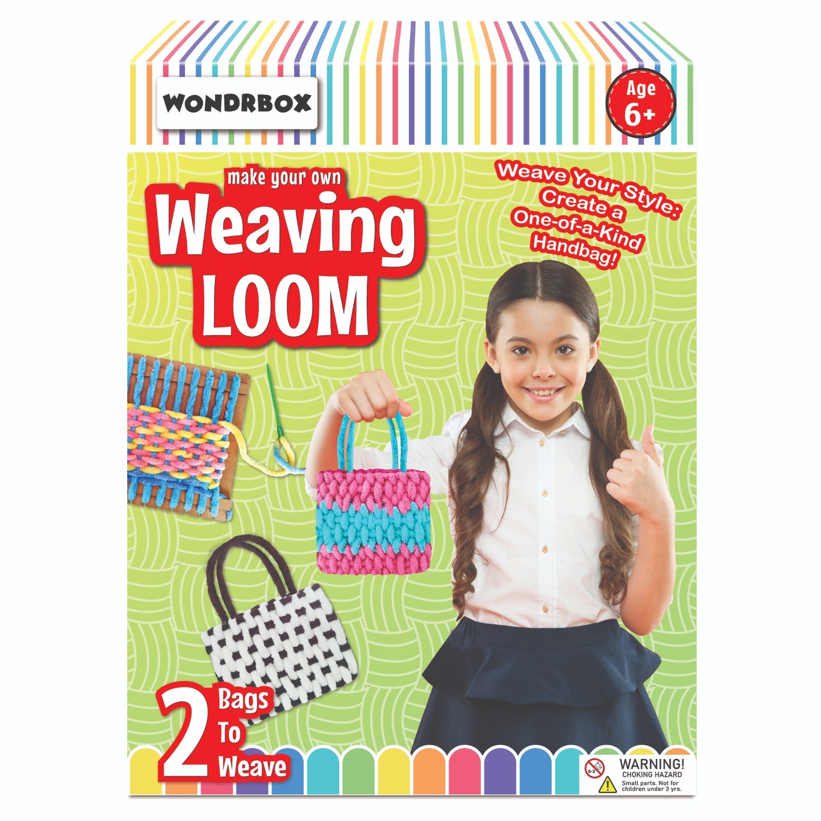 WONDRBOX Art and Craft Activity for Kids (Weaving Loom) – Littleland