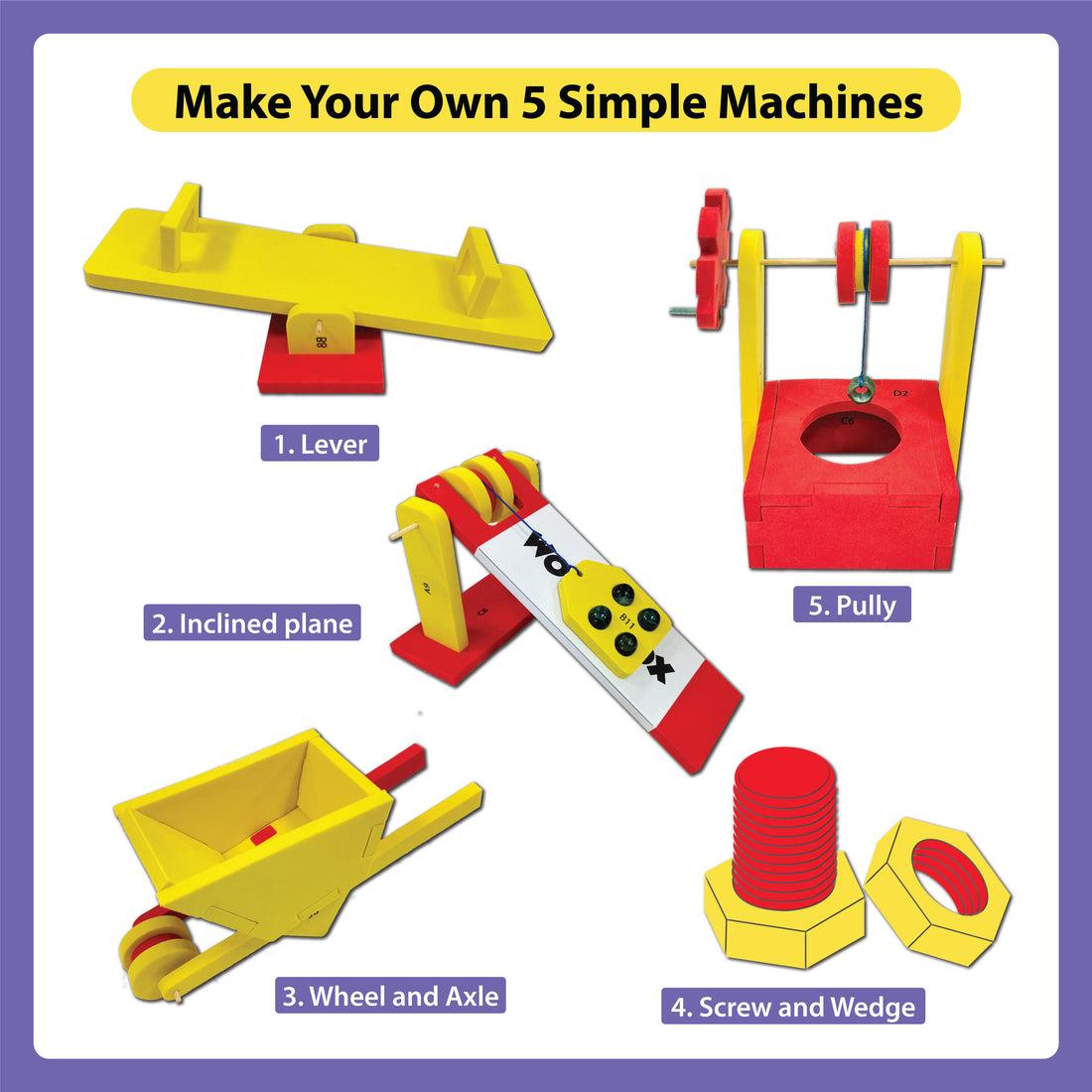 Simple Machines Activity Kit, Age 6+ – WONDRBOX