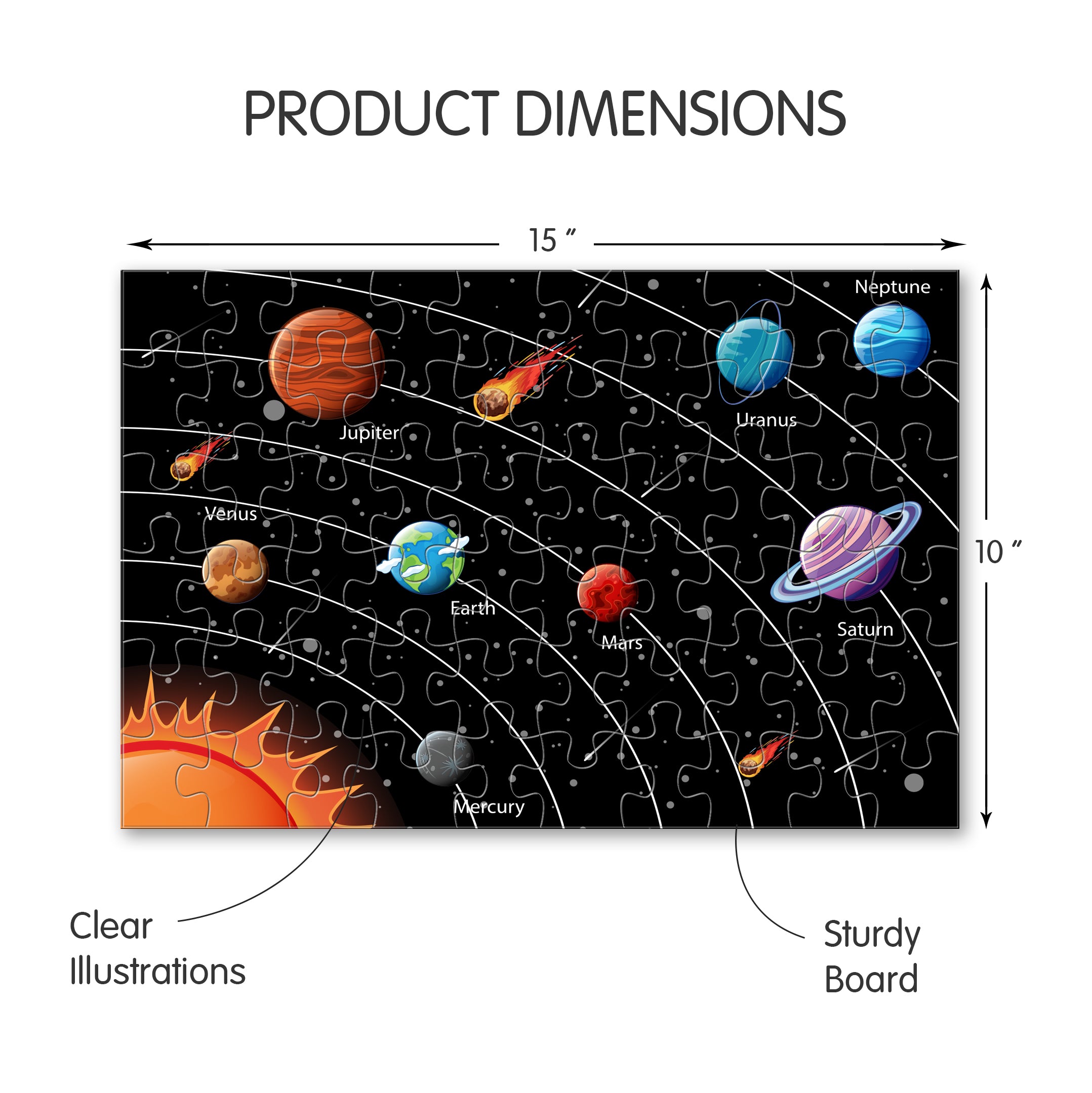 JOYWOW Return Gifts for Kids (Pack of 12), Solar System Jigsaw Puzzle ...