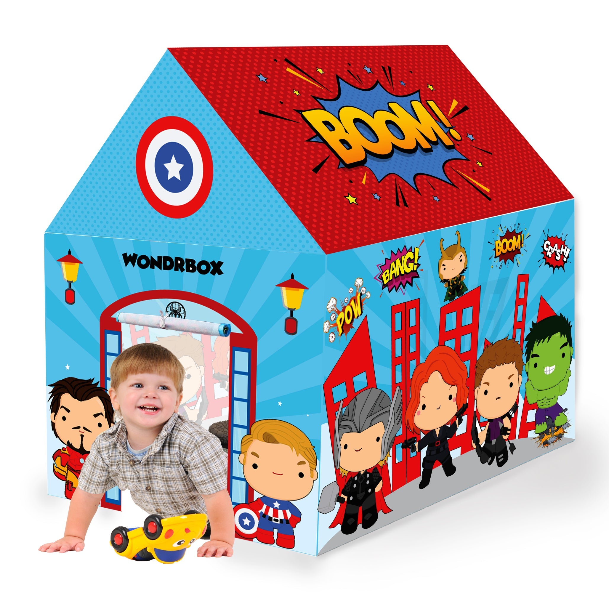 WONDRBOX Marvel Theme Play Tent House. – Littleland