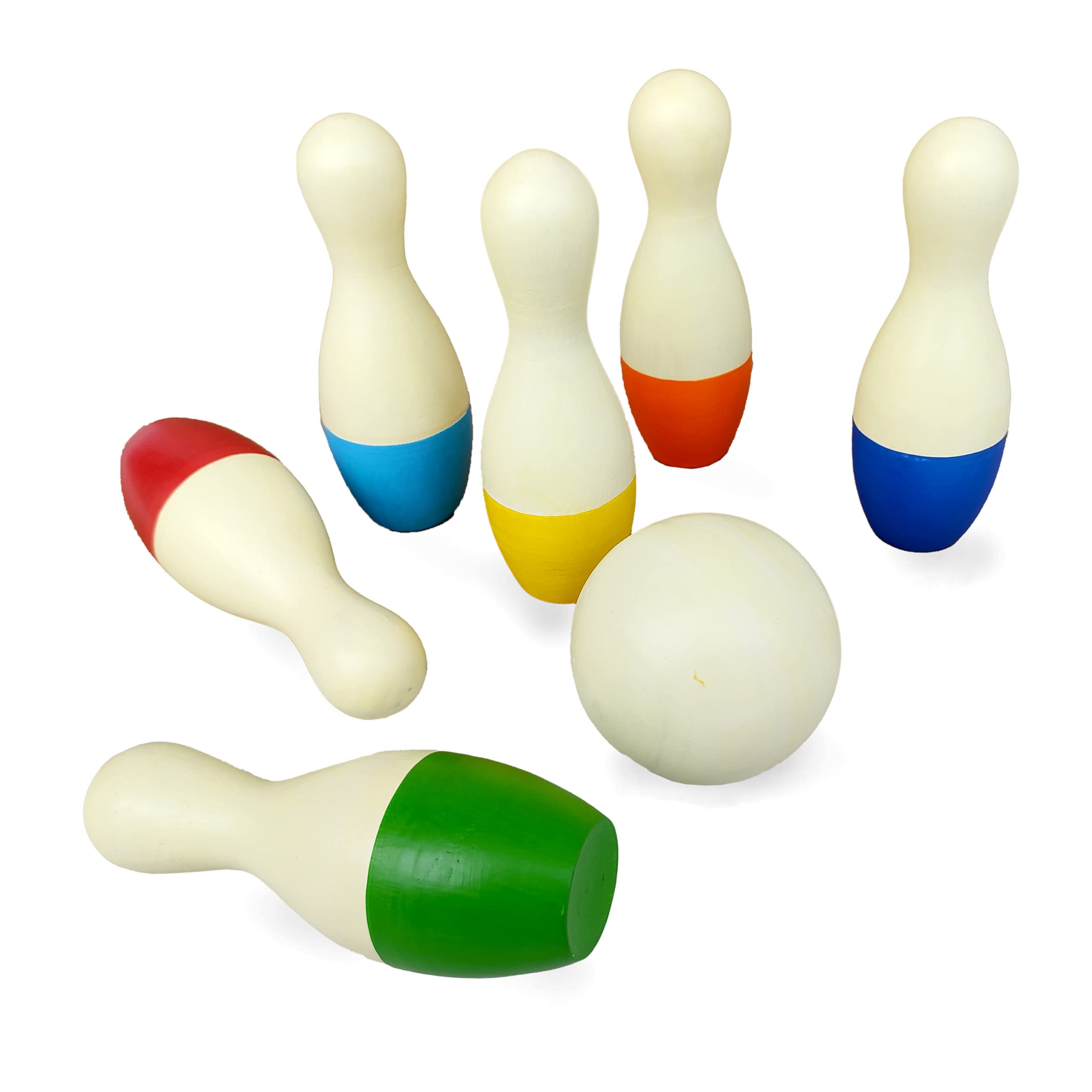 WONDRBOX Wooden Mini Bowling Pins. – Littleland